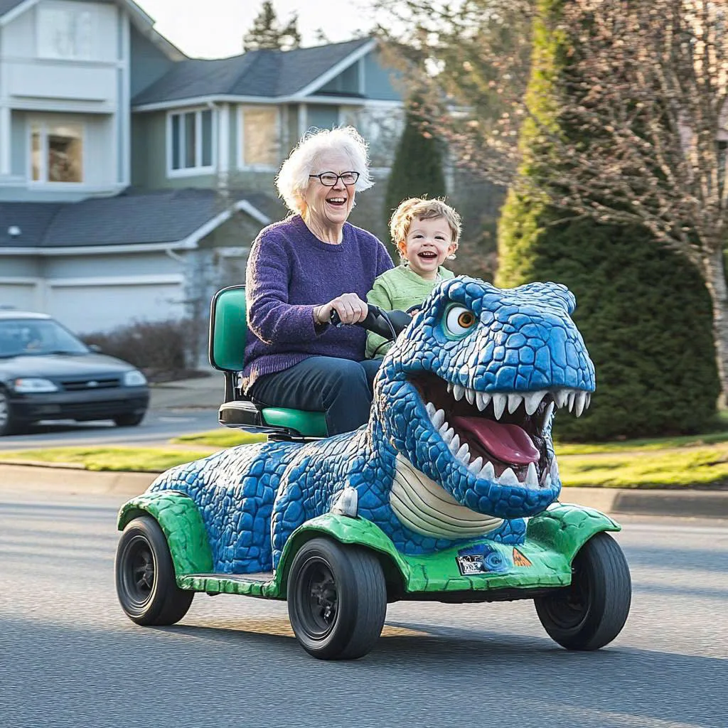 T-Rex Dinosaur Mobility Scooter: Where Fierce Meets Functional