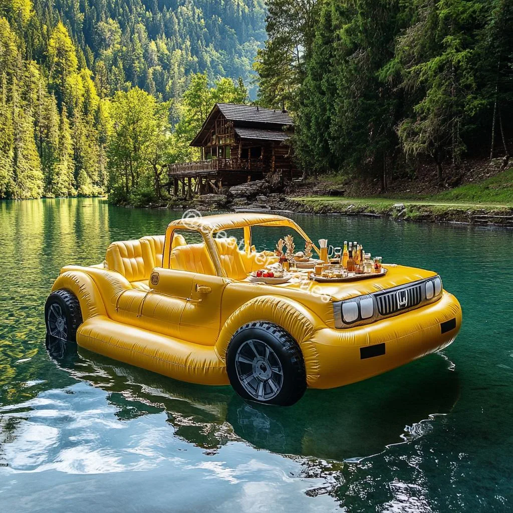 Pickup Truck Lake Floats: Park, Inflate, and Float Into Fun