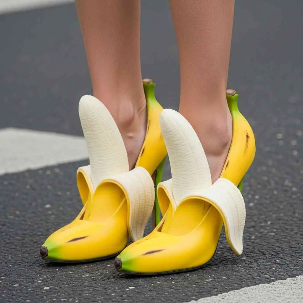 Banana Shaped High Heels: The Perfect And Unique Choice