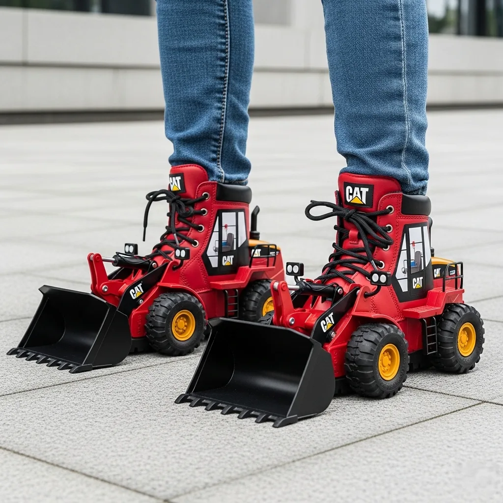 Construction Vehicle Boots: Rugged Style Meets Childhood Fun