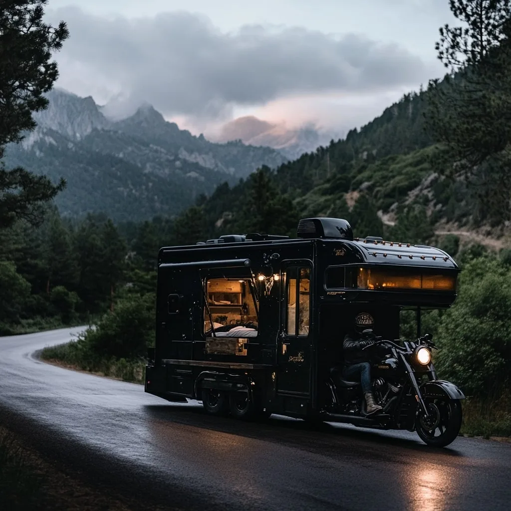 Camp Anywhere: The Minimalist Joy of Motorcycle Campers