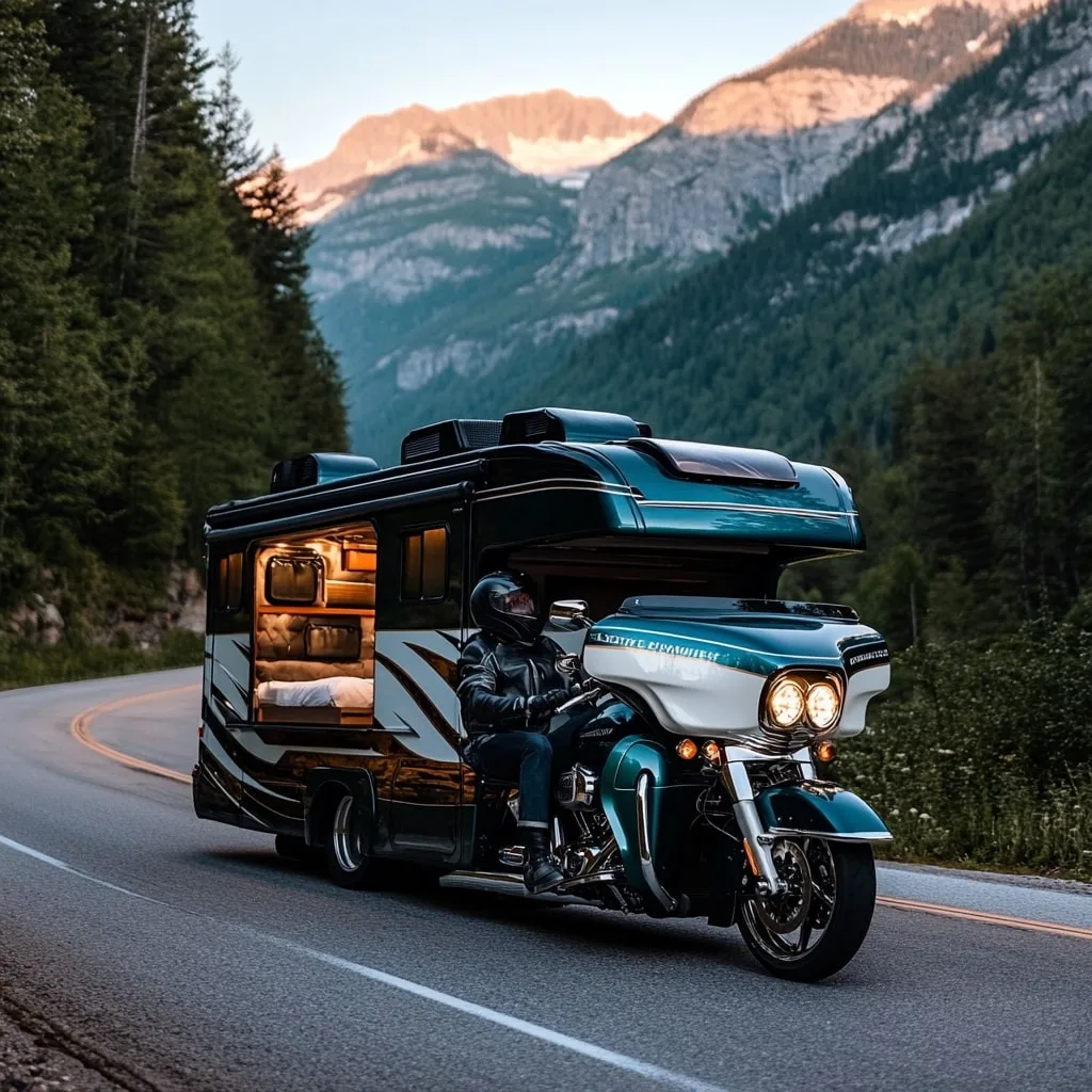 Camp Anywhere: The Minimalist Joy of Motorcycle Campers