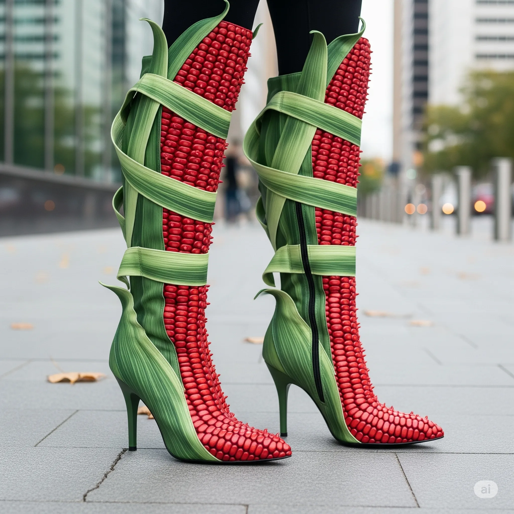 Step into the Harvest: Corn Heels That Pop with Style