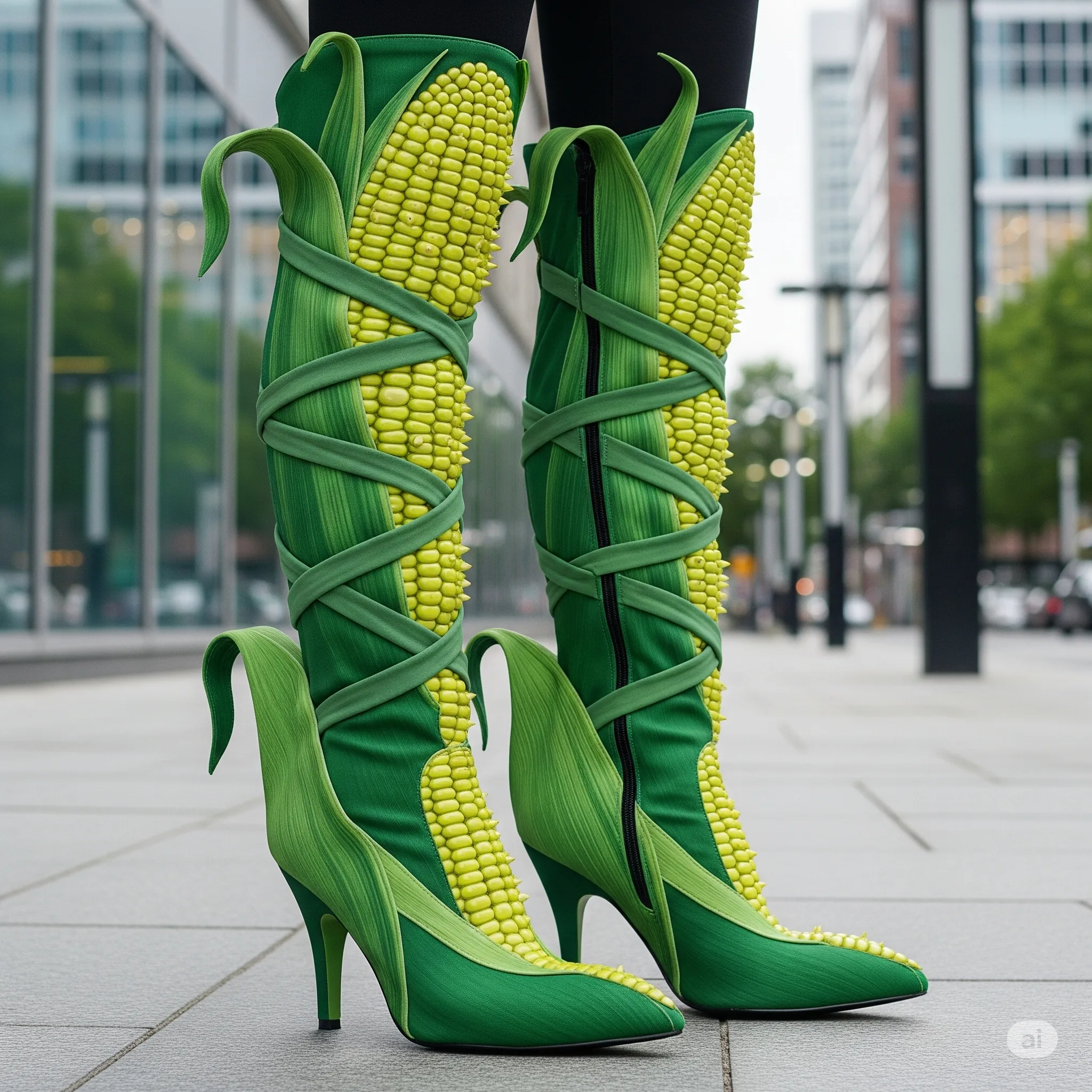 Step into the Harvest: Corn Heels That Pop with Style