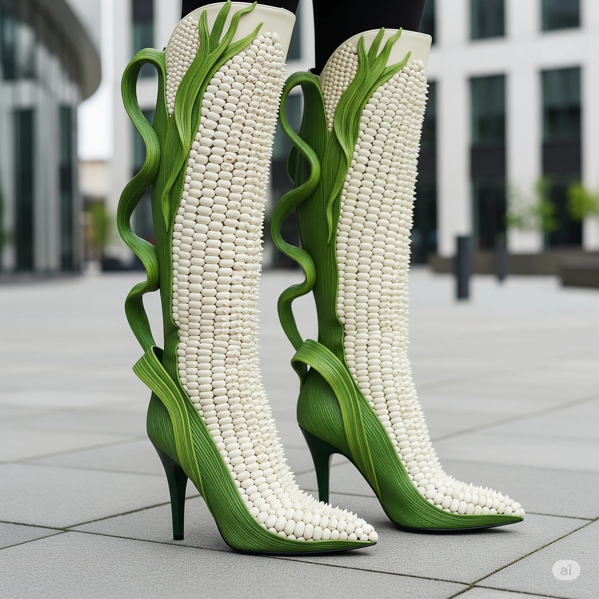 Step into the Harvest: Corn Heels That Pop with Style