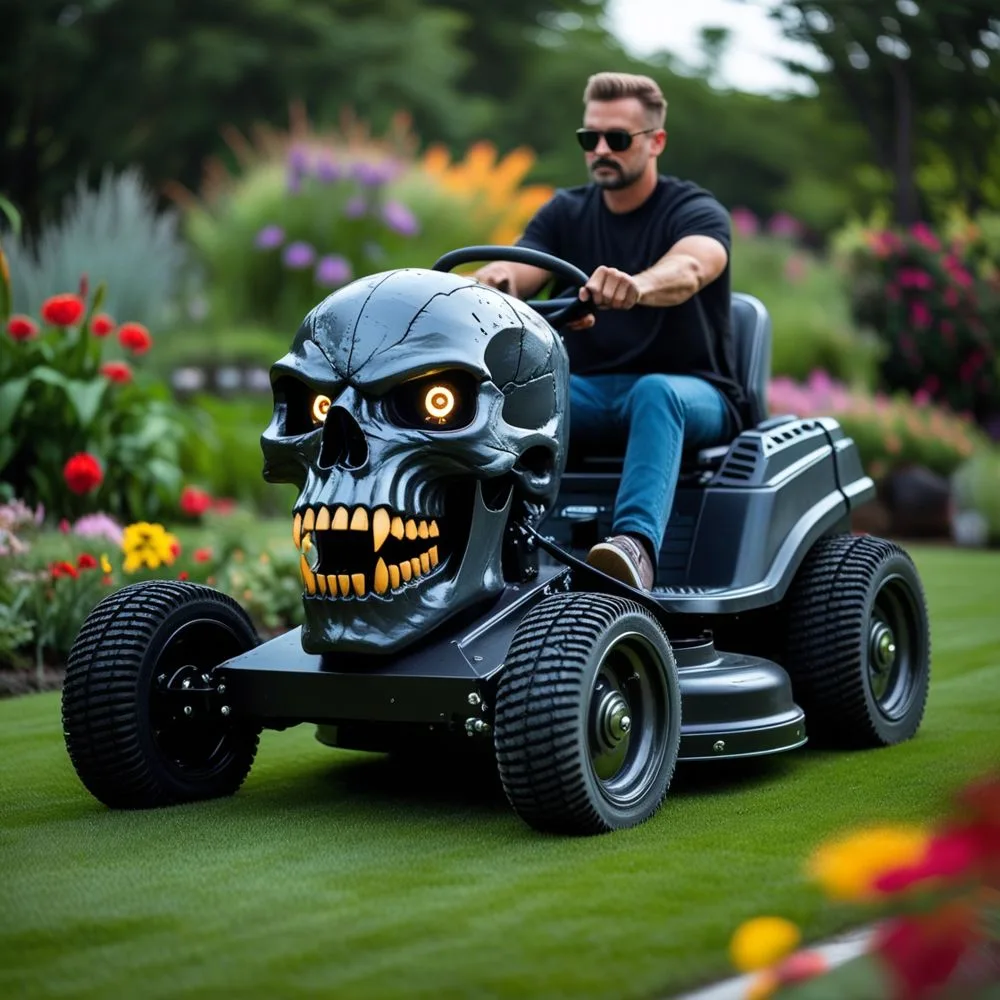 Skull Lawn Mowers - The Ultimate Power Tool for a Bold, Pristine Yard