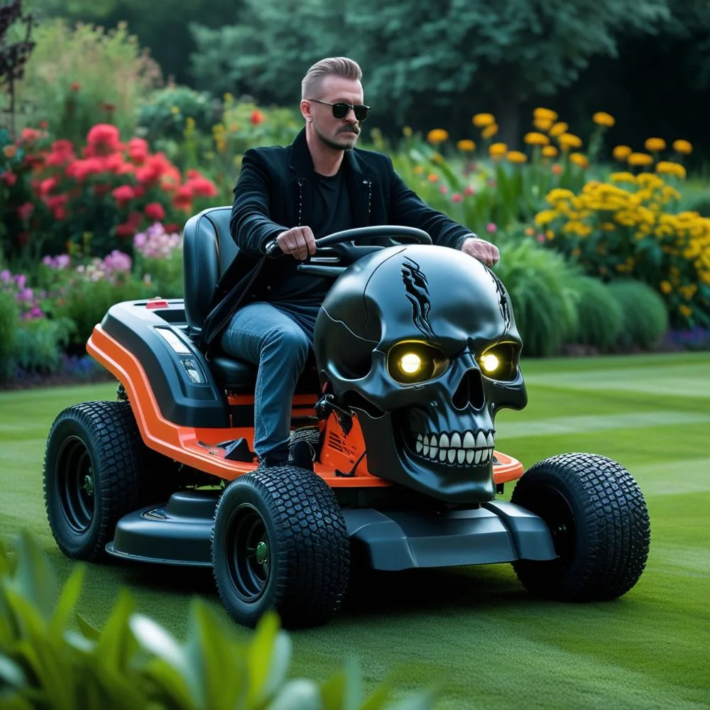 Skull Lawn Mowers - The Ultimate Power Tool for a Bold, Pristine Yard