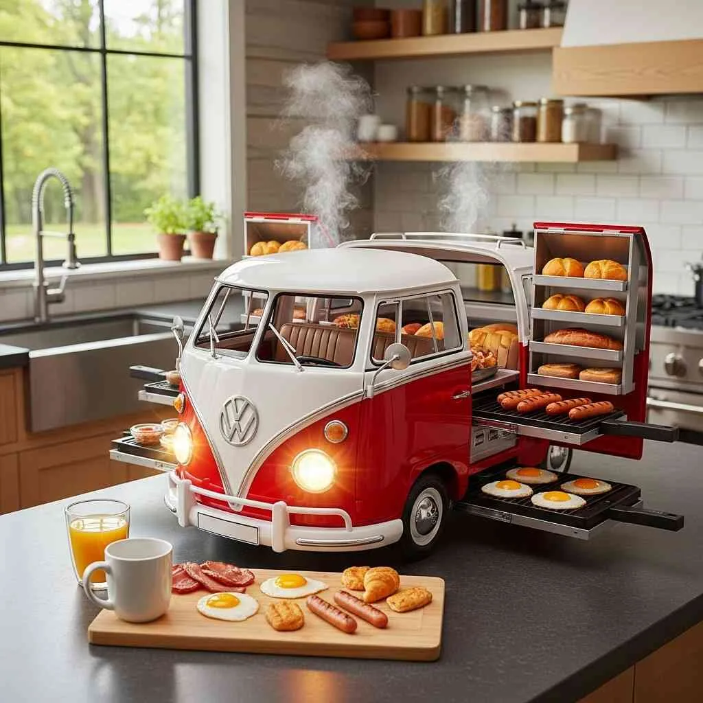 Retro VW Breakfast Stations: Vintage Style Meets Morning Convenience