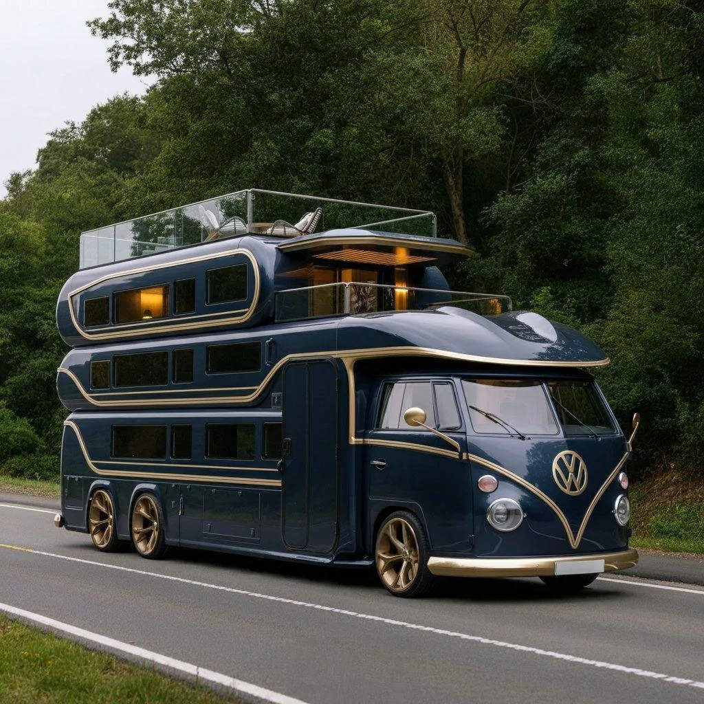 Embracing the Future of Travel - The VW Bus Inspired Futuristic RV ...