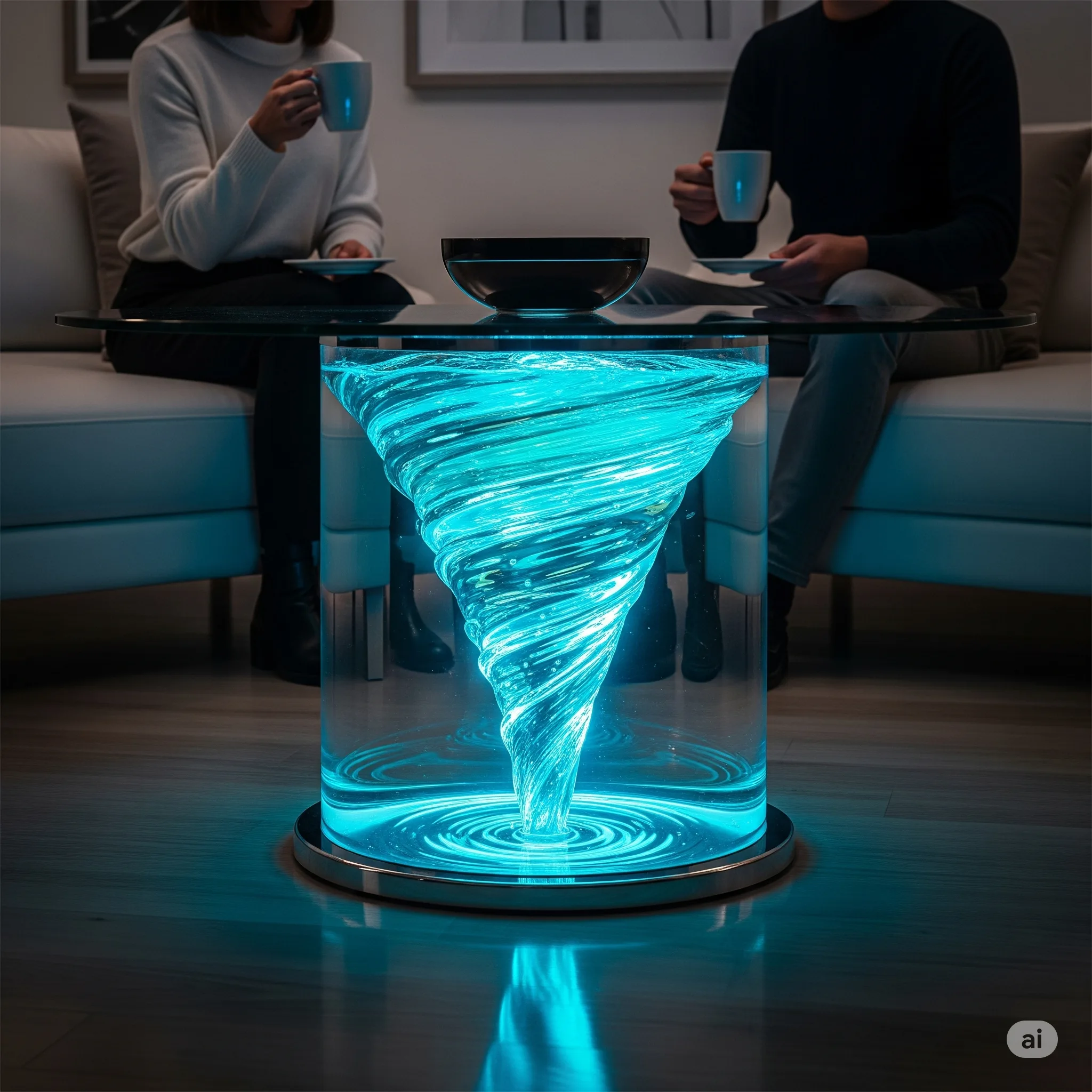 Dive into the Mystical Beauty of Water Vortex Coffee Tables - The Next ...
