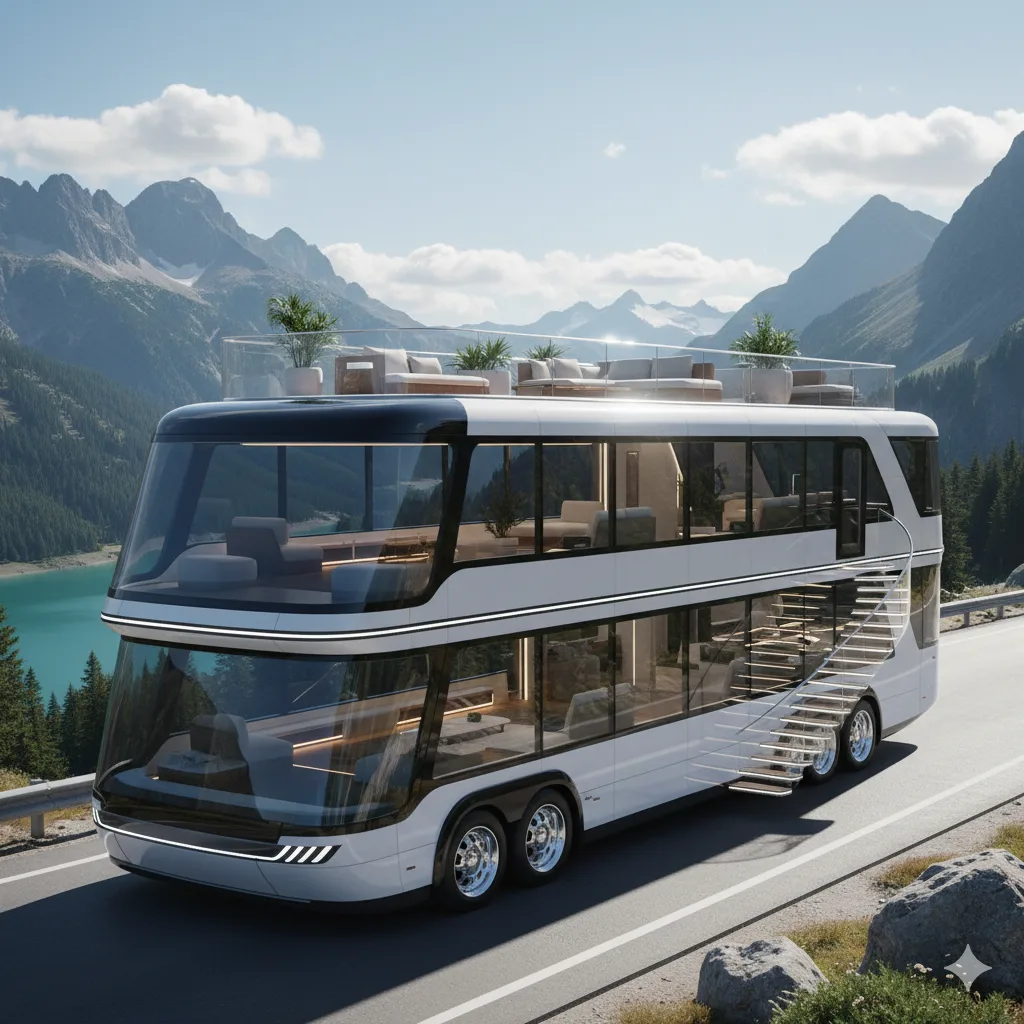Exploring the Future of Mobile Living - The Innovative 3-Storey RV ...