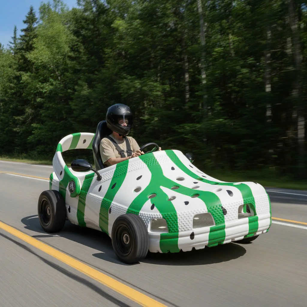 Discover the Whimsical World of the Croc Shaped Car – A Fusion of Fun ...