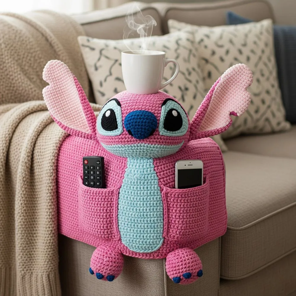 Transform Your Living Room with the Stitch Crochet Sofa Organizer ...