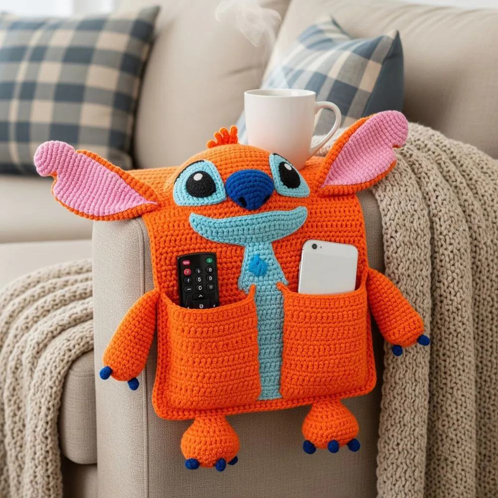 Transform Your Living Room with the Stitch Crochet Sofa Organizer ...