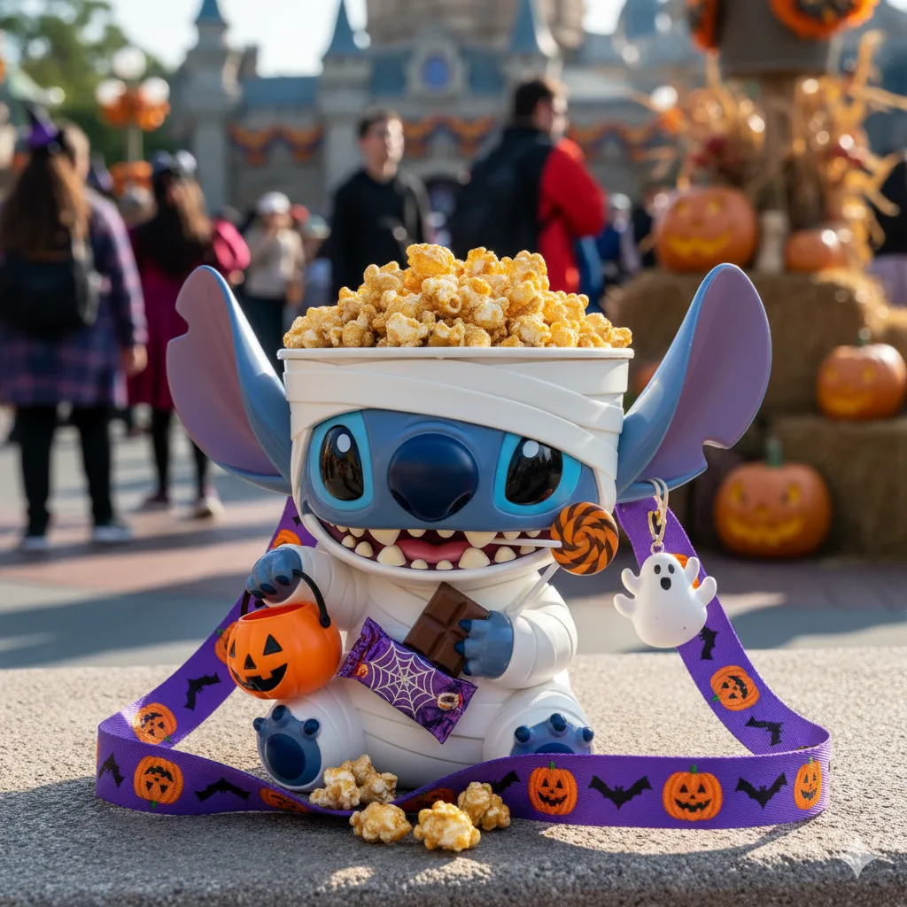 Discover the Magic of the Stitch Mummy Popcorn Bucket – A Must-Have ...